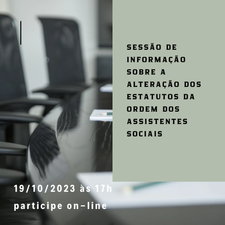 Sessão de Informação sobre a alteração dos Estatutos da OAS